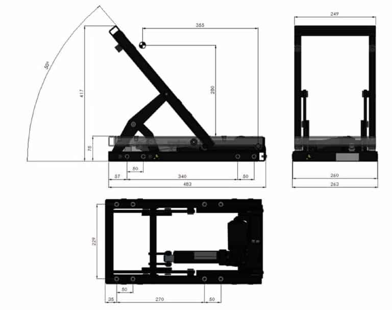 Tilt system | Low weight - Reac